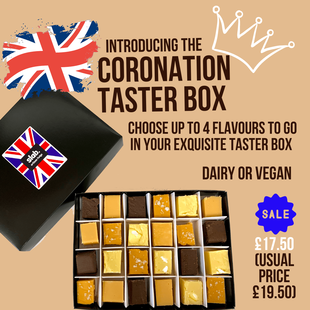 THE CORONATION TASTER FUDGE BOX 🇬🇧📯👑 - Slab Artisan Fudge